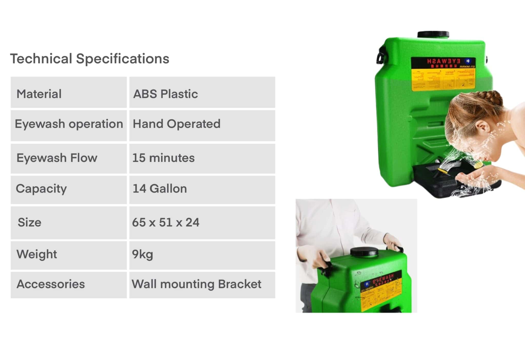 Portable Eye Wash Station - Best Eye Washer Suppliers in UAE